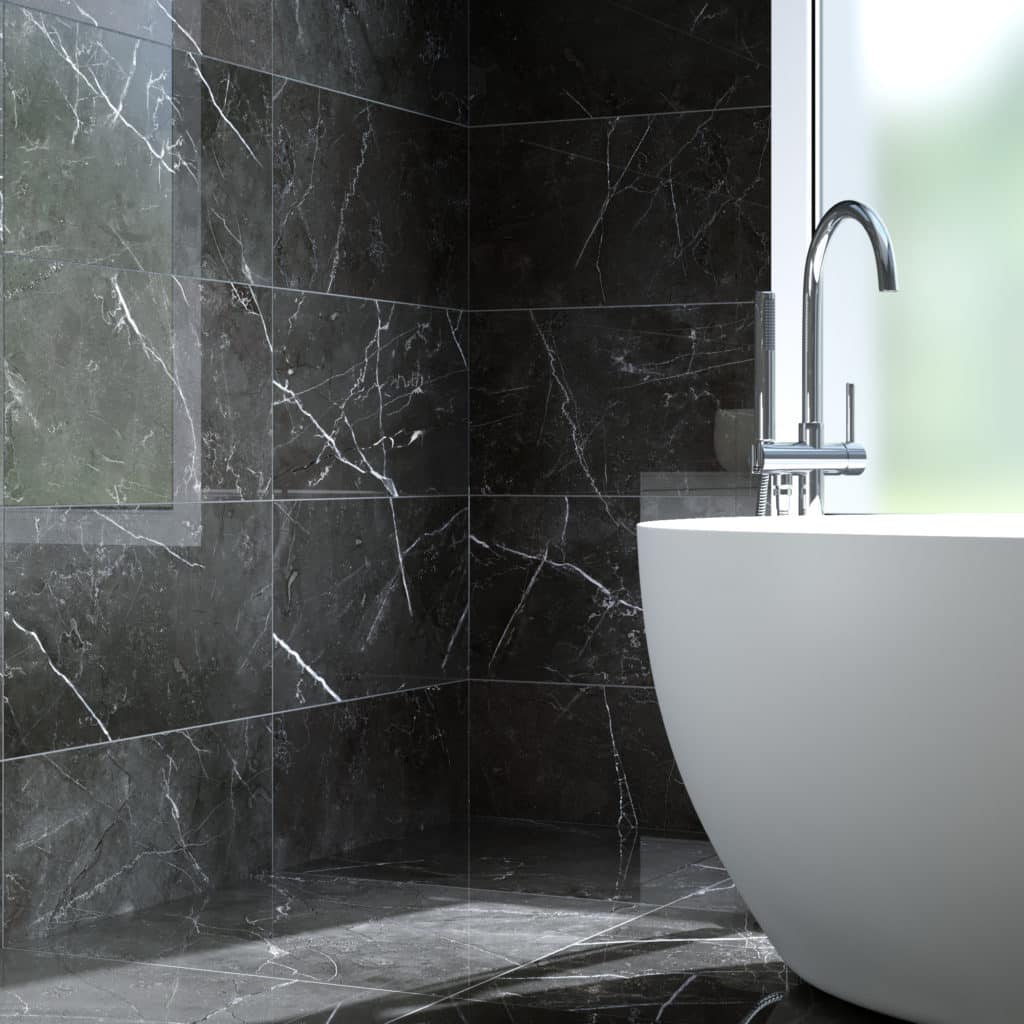 Köp Marmor Klinker Venatto Svart Polerad 30x60 cm Billigt online ...